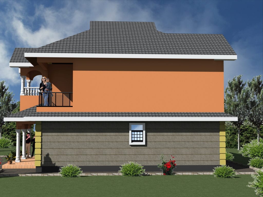 Amazing 4 Bedroom Maisonette Modern House Plans|HPD Consult